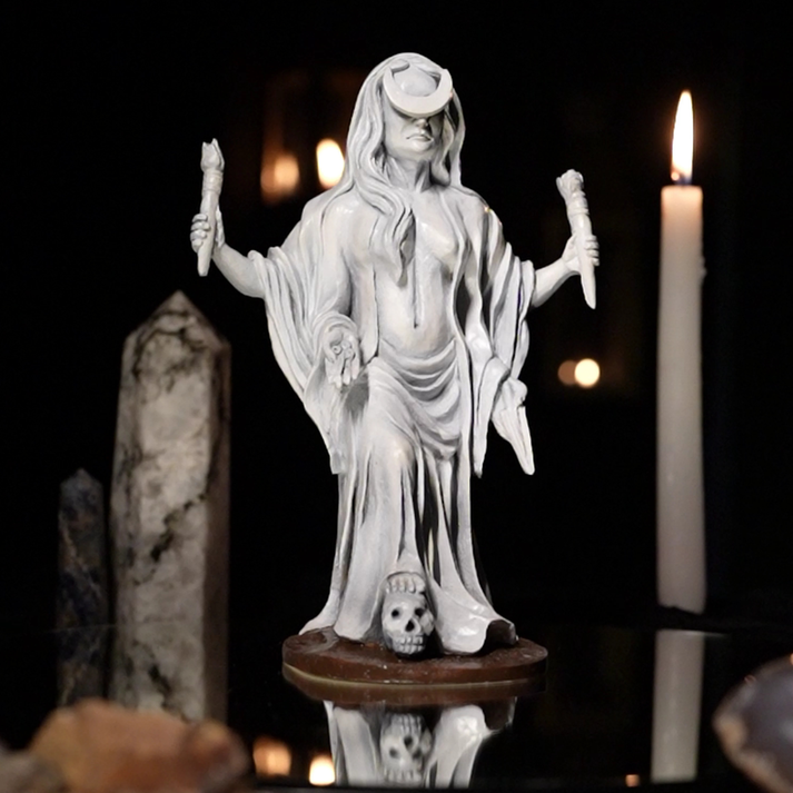 Goddess Hekate Idol Statue & Sculpture (Hekate’s Era ) – Witch Way Out IN